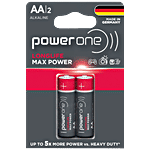 Buy Power One Max Power Alkaline Battery - Longlife, AA Online at Best ...