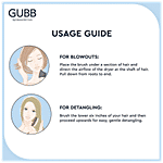 Buy Gubb Styling Hair Brush - Styler Range, Ball-tipped Nylon Bristles ...