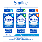 Buy Similac Infant Formula - Stage 1, Upto 6 Months, Easy Digestion ...
