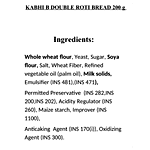 Buy KABHI B Double Roti - Whole Wheat Bread, High In Fiber Online at ...
