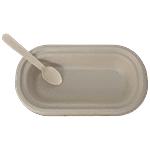 Buy VC Snacks/Chaat Bowl, Spoon & Tissue Paper - Disposable ...