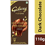Buy Galaxy Fusions Dark Chocolate Bar - Silky & Smooth, With 70% Cocoa ...