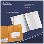 Buy Target Publications One Side Blank & One Side Ruled Notebook ...