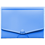 Buy Solo Expanding File - Platic, 12 Pockets, Blue, A4, 240 mm x 330 mm ...