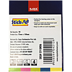 Buy Saya Stick-eee Page Markers - Easy To Use, 4 Colours, 750 mm x 100 ...
