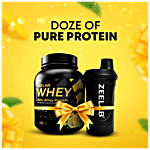 Buy ZEELAB Athlete 100% Whey Protein Powder - Mango Lassi, Zero Added ...