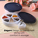 Buy All Time Plastic Masala Dabba With Lid - Assorted Colour Online at ...