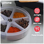 Buy All Time Plastic Masala Dabba With Lid - Assorted Colour Online at ...