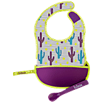 Buy Bbox Travel Bib & Flexible Soft Bite Spoon Set - Cactus Capers ...