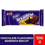 Buy Parle Fab Bourbon Cream Biscuits - Chocolate Online at Best Price ...