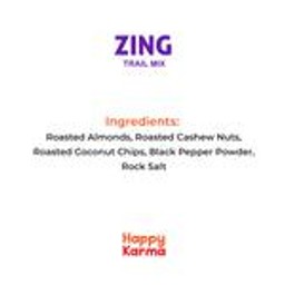 Buy Happy Karma Zing Trail Mix - Nutritious Snack, With Almonds & Nuts ...