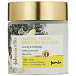 Buy Fabessentials Charcoal Lemon Witch Hazel Face Scrub - Clearing ...