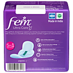 Buy Fem Ultra Care Sanitary Pads - XL, With Wings, Cottony Cover, 2X ...