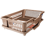 Buy Nayasa Dimple Regular Kitchen Tray Utensil Drying Rack, Plate Rack ...