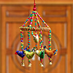 Buy eCraftIndia Handcrafted Decorative Birds Wall/Door/Window Hanging ...