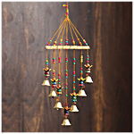 Buy eCraftIndia Handcrafted Decorative Kalash Wall/Door/Window Hanging ...