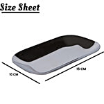 Buy VC Stainless Steel Rectangle Platter Serving Side Plate Online at ...