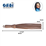 Buy Gebi Eco Gini Kharata Broom - Plastic, Grey, Highly Durable Online ...