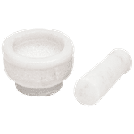 Buy OGGN Marble Okhali Set - Used For Crushing Spices, Herbs, White ...