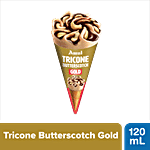 Buy Amul Tricone Butterscotch Gold Ice Cream - Rich & Creamy Online at ...