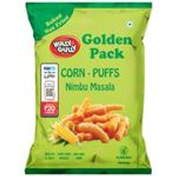 Buy Hully Gully Corn-Puffs - Nimbu Masala, Baked, Golden Pack Online at ...