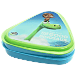 Buy Gluman Triangle Lunch Box - Plastic, Durable, Leak Proof, Green ...