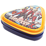 Buy Gluman Triangle Lunch Box - Plastic, Durable, Leak Proof, Violet ...