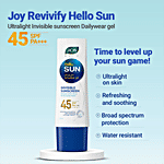 Buy Joy Revivify Hello Sun Invisible Sunscreen - SPF 45, PA ...