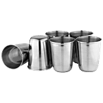 Buy Omega Dinner Set - Stainless Steel, Rust Proof, Dishwasher Safe ...