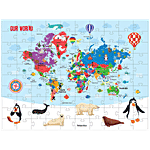 Buy Sterling Puzzle Game - Map Of The World, Suitable For Ages 4 Years ...