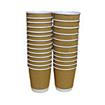 Buy Paricott Paper Cup - Rippled, Buff, Eco-friendly, Biodegradable ...