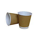 Buy Paricott Paper Cup - Rippled, Buff, Eco-friendly, Biodegradable ...