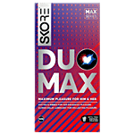 Buy Skore Duo Max Condoms - Mutual Climax For Him & Her, Dotted ...