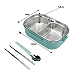 Buy Tedemei Lunch Box - Stainless Steel Interior, 2 Compartment ...