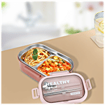 Buy Tedemei Lunch Box - Stainless Steel Interior, 2 Compartment ...