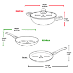 Buy Milton ProCook Cookware Set - Pro Cook, Kitchen Jewel, Maroon ...