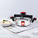 Buy Wonderchef Easy Lock Pressure Cooker - Non-Stick, Induction Friendly Online at Best Price of ...
