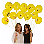 Buy CS Smiley Emoji Balloons - Printed Online at Best Price of Rs 79 ...