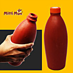 Buy Mitti Man Terracotta Clay Table Top Bottle Online at Best Price of ...