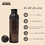 Buy Mr. Copper King Antique Engraved Pure Copper Water Bottle Online at ...