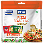 Buy Keya Pizza Seasoning Super Pack - Masala + Chilli Online at Best ...