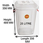 Buy Nakoda Heavy Duty Square Storage & Carry Bucket - With Lid ...