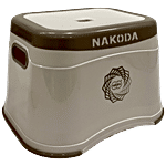 Buy Nakoda Stool Medium Cream - Nexon Square Designer Patla Online at ...