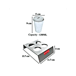 Buy Hazel Aluminium Kulfi Moulds - With Lid & Stand Online at Best ...