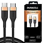 Buy Duracell Type-C To Micro 1.2M Braided Sync & Charge Cable - USB C ...