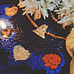 Buy House of Festivals Adiyogi Shiva Rakhi - With Rudraksh Beads ...