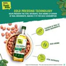Buy Tata Simply Better Pure & Unrefined Cold Pressed Groundnut Oil ...