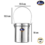 Buy Airan Stainless Steel Plus Milk Pot - No. 13 Online at Best Price ...