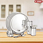 Buy Judge by Prestige Classic Stainless Steel Dinner Set Online at Best ...