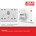 Buy GM 3 Pin Universal Multi Plug Travel Adaptor With 6 AMP For Home ...